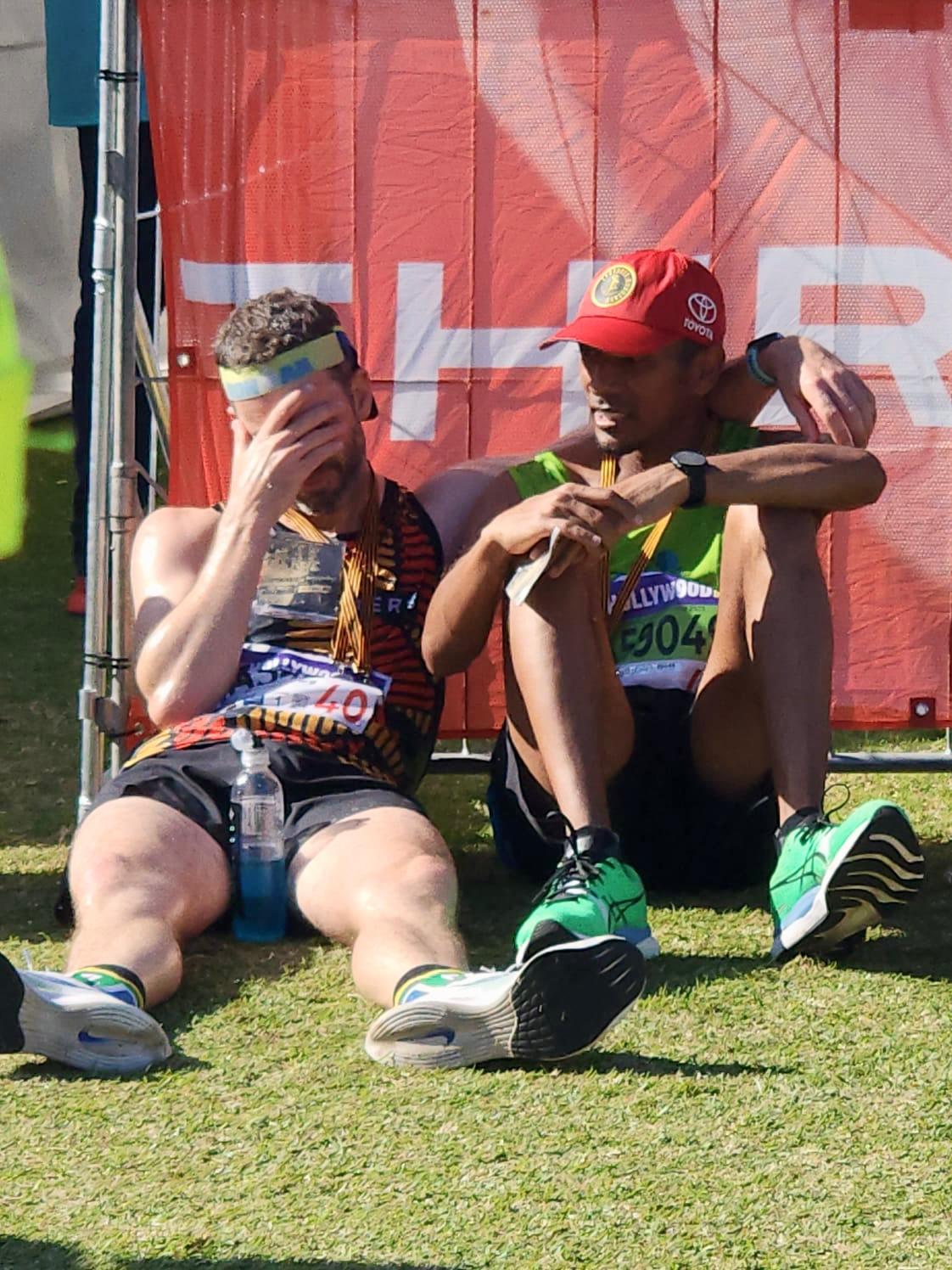 Emotion at the end of the Comrades - Rob Arthur.jpeg | The Heritage Portal